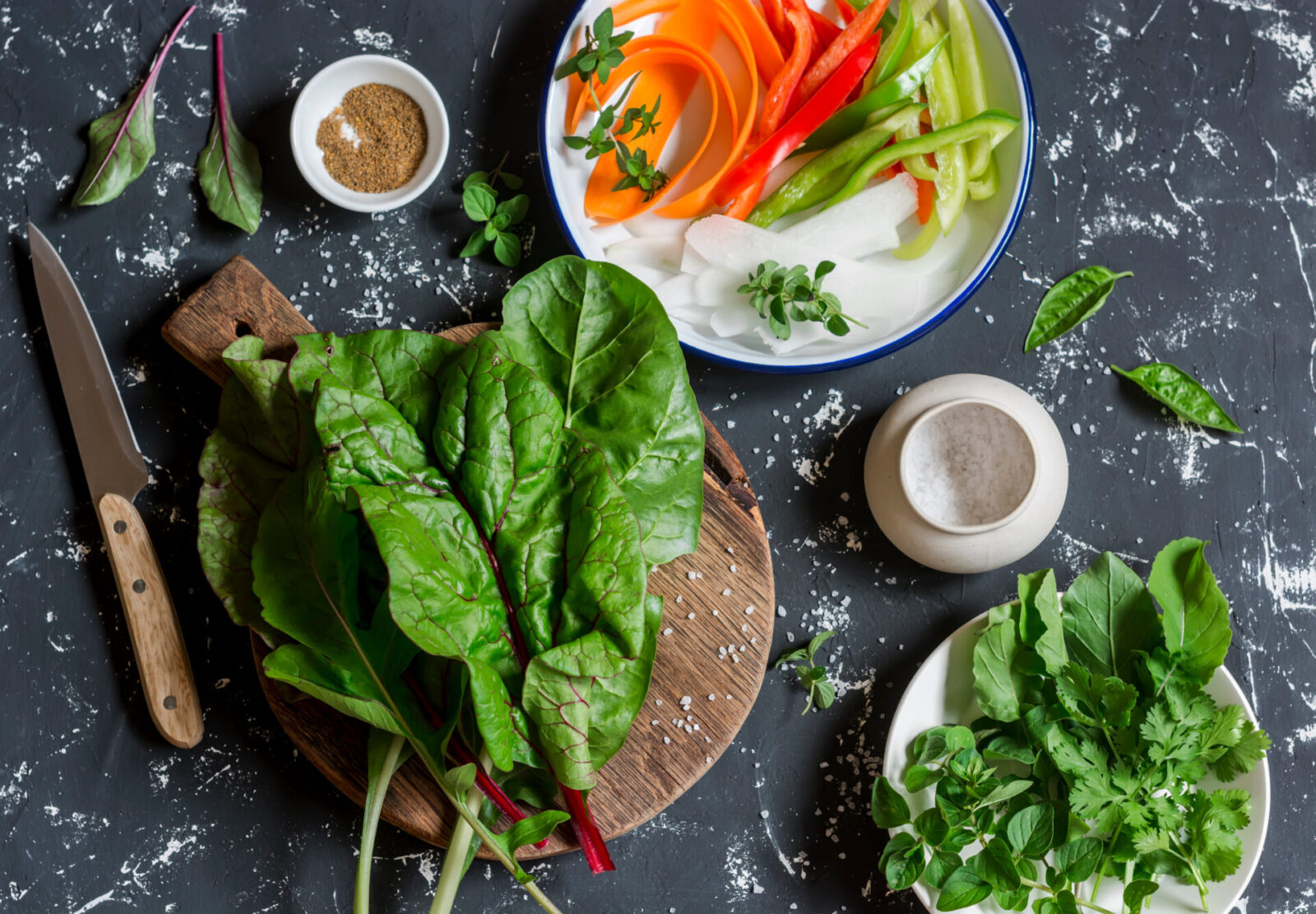 Vibrant Swiss Chard Rainbow Wraps Recipe | Serena Loves